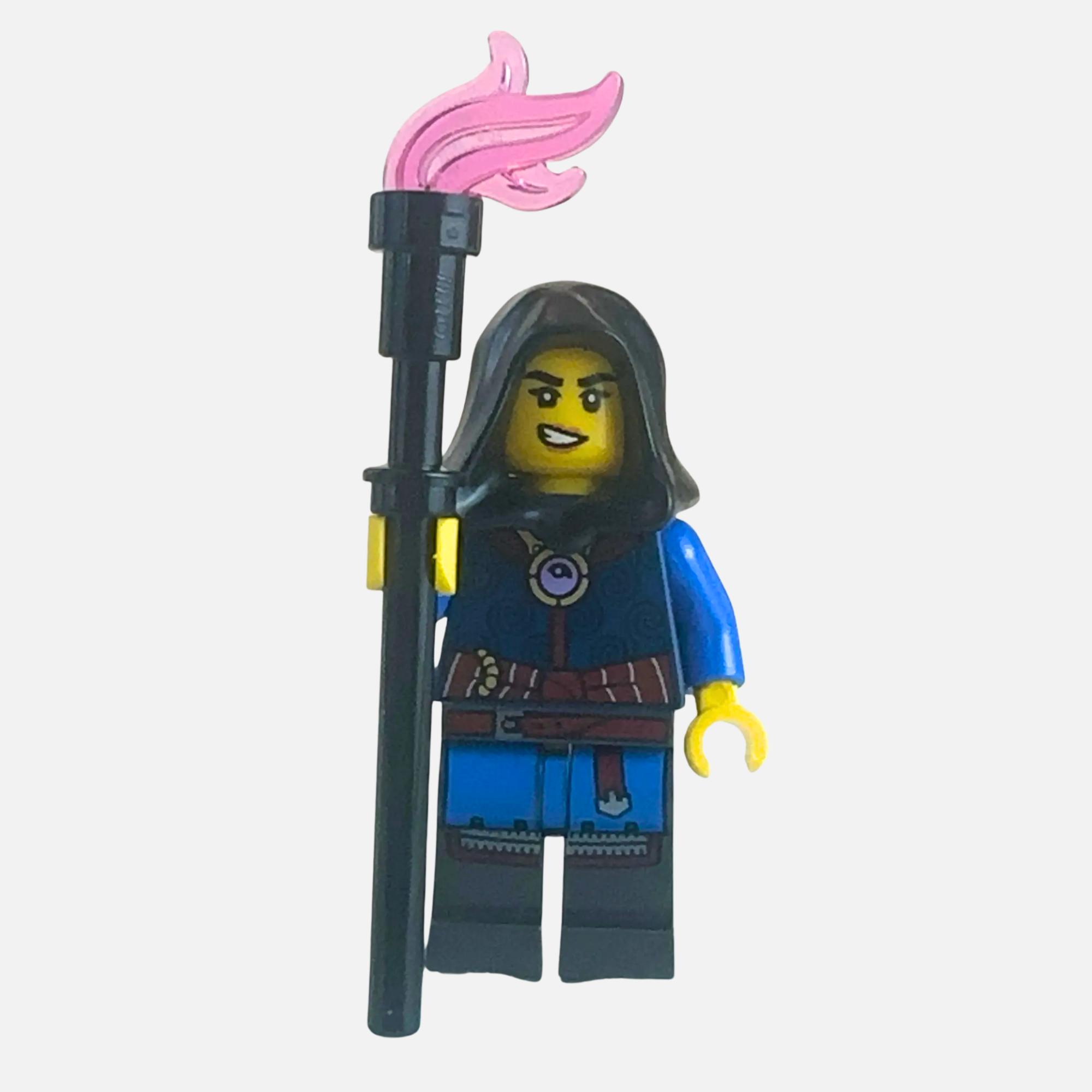Black Falcons Warlock - Custom LEGO Castle Minifigure – Miniverse Figs